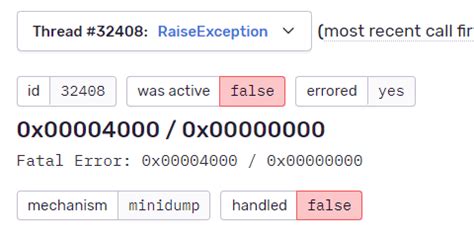 Manually Raised Exception Not Reported Correctly On Windows Issue Getsentry Sentry