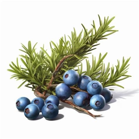 Premium Ai Image Juniper Berry Game Assets Isolated Background Hyper