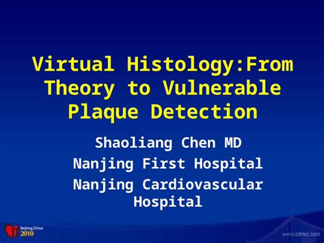 Ppt Virtual Histologyfrom Theory To Vulnerable Plaque Detection