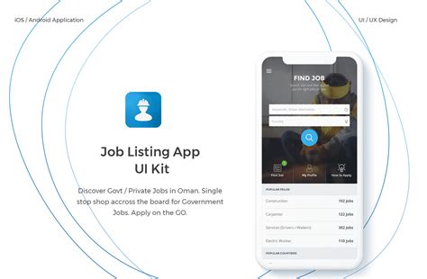 Job Listing App UI Kit On Behance