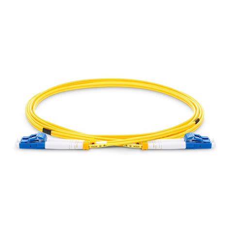 Lc Upc To Lc Upc Duplex Os2 20mm Lszh Fiber Optic Patch Cable 12m