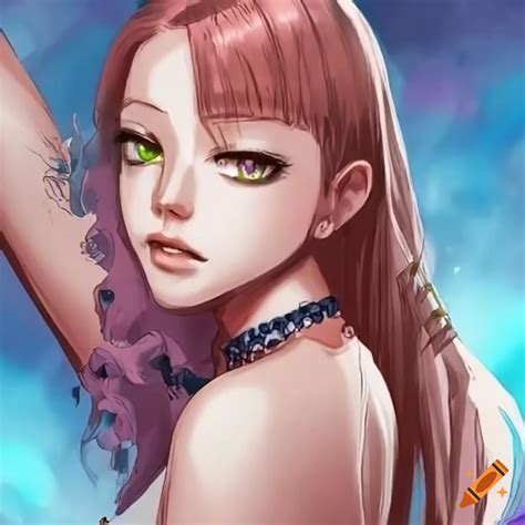Detailed Colorful Anime Female Eye On Craiyon