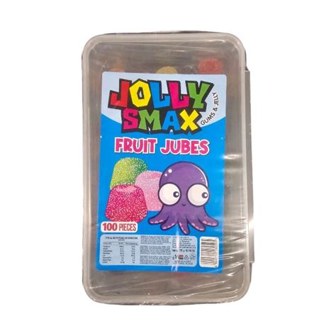 Jolly Tubs 720g Fruit Jubes 1x720g Sweet Depot