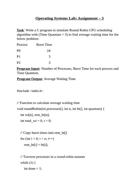 Assignement 3 Os Lab Pdf