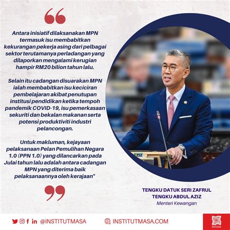 Tengku Datuk Seri Zafrul Institut Masa Depan Malaysia Facebook