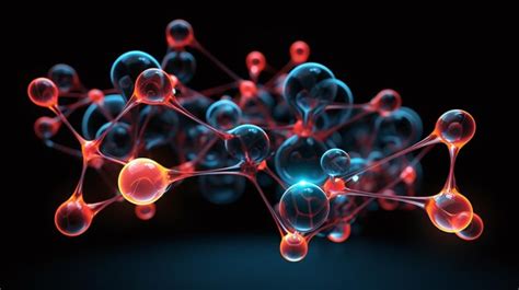 Premium Photo Molecular Structure
