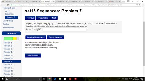 Solved CHM X WeBWorK WeBWorK Secure H Chegg Com
