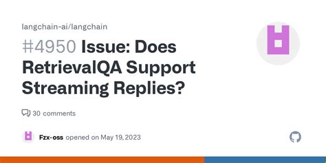 issue does retrievalqa support streaming replies · issue 4950