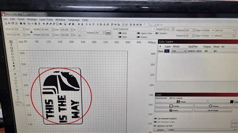Mysterious Red Circle Lightburn Software Questions Lightburn Software Forum