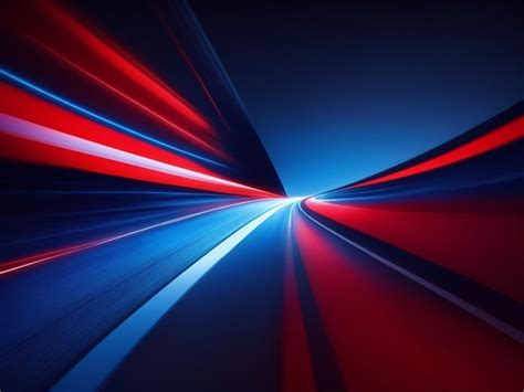 Premium Photo | Speed motion blur red blue yellow road background ...