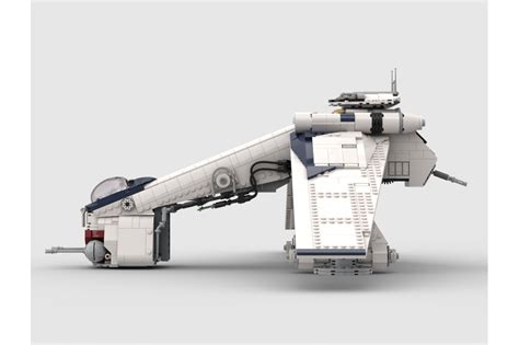 Lego Moc Republic Dropship By Kwiqtkowskild Rebrickable Build With Lego