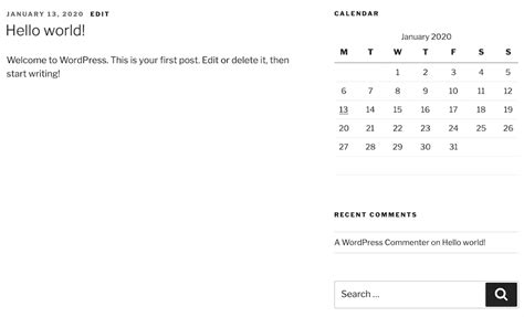 How To Add Or Edit A Sidebar With Widgets In Wordpress Wordpress