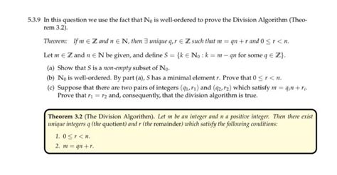 Solved 539 In This Question We Use The Fact That No Is