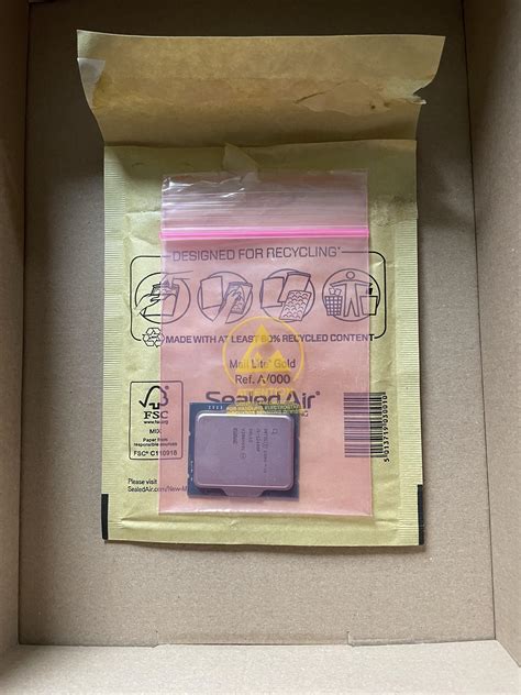 Right, so my CPU 12400f arrived like this in a big cardbox, bought from ...