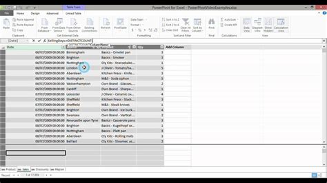 Using The Dax Function Distinctcount Youtube
