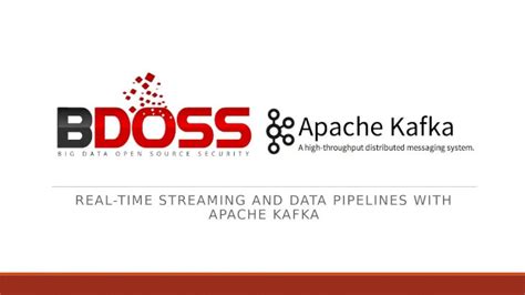 pptx real time streaming and data pipelines with apache kafka