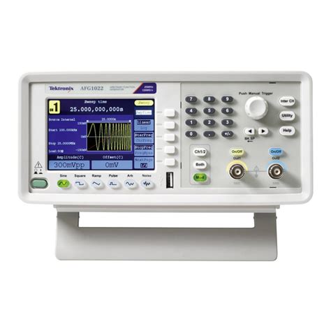 Tektronix Afg1022 Manuals Manualslib