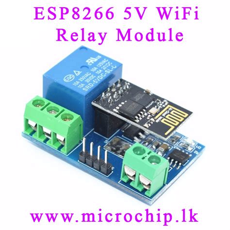 ESP8266 5V WiFi Relay Module Without ESP8266 Microchip Lk