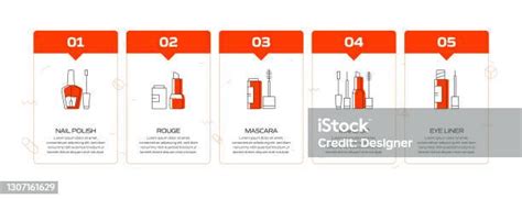 미용 바디 케어 및 화장품 관련 프로세스 인포그래픽 템플릿 프로세스 타임라인 차트 선형 아이콘이 있는 워크플로 레이아웃 0명에