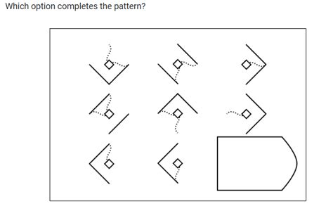 which option completes the pattern