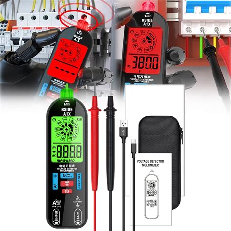 Tuplbcv Rechargeable Digital Multimeter Tester Intelligent Multimeter Pen Integrated Machine