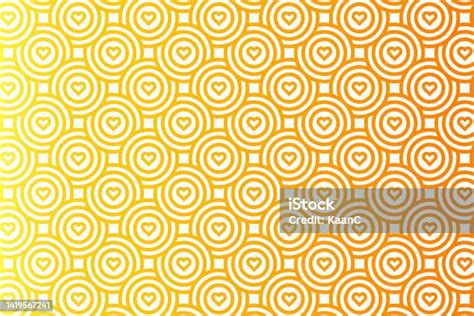 추상적 인 모양 개념 디자인 배경 추상적 인 하트와 원은 배경을 형성합니다 기하학적 모양 추상 그라디언트 컬러 배경 벡터 일러스트 레이 션 스톡 일러스트레이션 0명에 대한