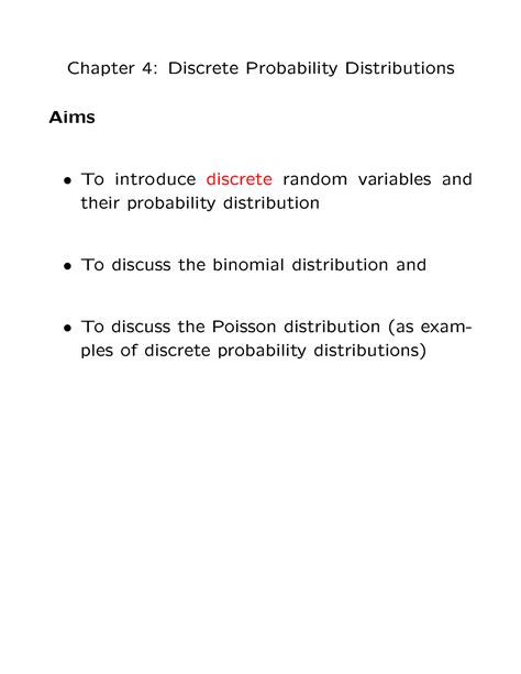 3 Discrete Distributions ♣t R S R T Pr♦ T② Str T ♦♥s ♠s ♦ ♥tr♦ S R T