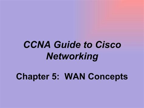 wan concepts ppt