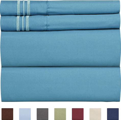 Extra Deep Pocket Sheets 4 Piece Sheet Set Cal King Size Sheets Deep Pocket