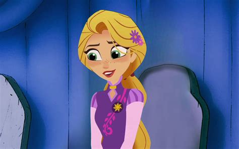 Rapunzel Nervous By Background Conquerer On Deviantart