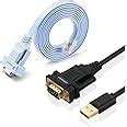 Amazon Com OIKWAN USB To Male DB Serial Cable And DB PIN To RJ Console Cable Electronics