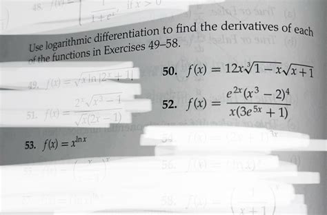 solved use logarithmic differentiation to find the