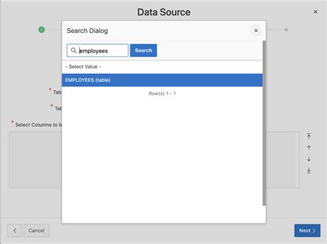 Oracle Apex Create Report With Form With Region Display Selector