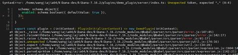 The External Plugin Demo Is Not Right Issue 123217 Elastic Kibana