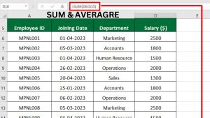 How To Use SUM And AVERAGE In Excel A Beginner Friendly Guide ExcelCombo