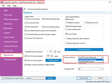 Using Onepager With Microsoft Project Serverproject Online For Version 72 Portal Onepager