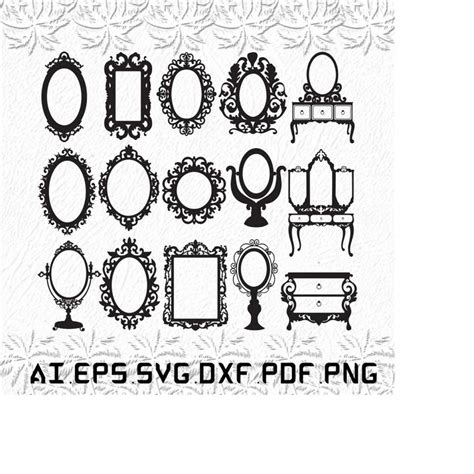 Mirror Svg Mirrors Svg Cute Svg Love Heart Svg Ai Pdf Inspire