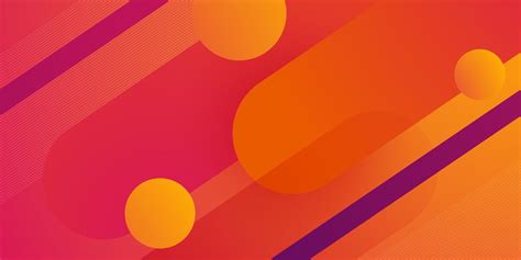 Abstract Dynamic Colorful 3d Background With Orange Gradient Color Design Overlap Shapes Simple