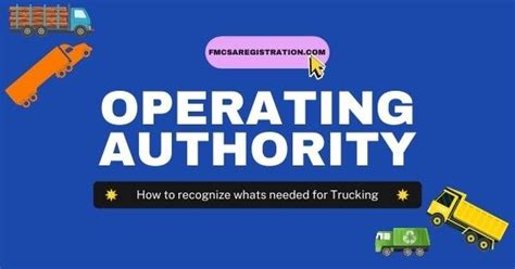 Get Fmcsa Operating Authority Rllc
