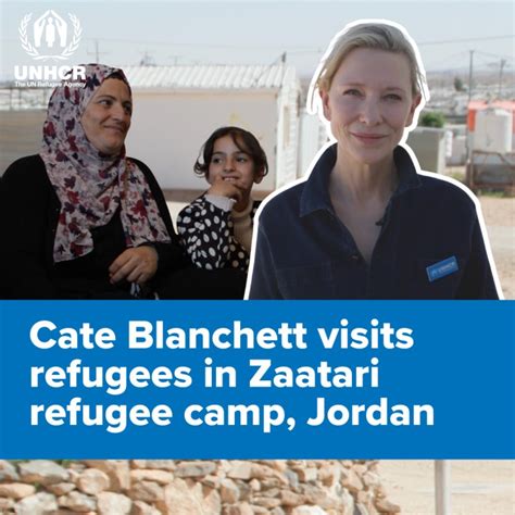 [video] Khaled Otear On Linkedin Unhcr Goodwill Ambassador Cate Blanchett Reflects On Visiting