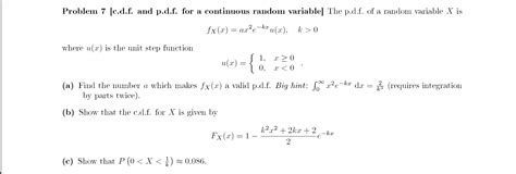 Solved The Pdf Of A Random Variable X Is Fxx