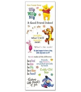 Disney Phrase Stickers Pooh Licensed Stickers Scrapbooking Shop
