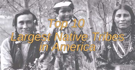Top 10 Largest Native Tribes In America Biggest Indian Tribes