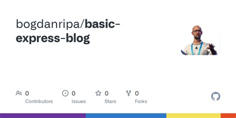 Github Bogdanripabasic Express Blog