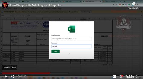Ms Excel Auto Logo Script Excel Script Clay Sender