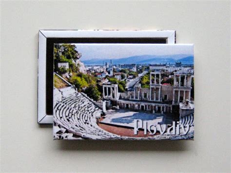 Пловдив магнит за хладилник сувенир Античен Театър Fridge Magnets Magnets Plovdiv