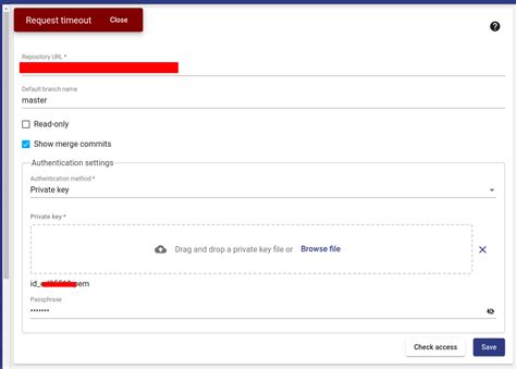 Bug Request Timing Out In Version Control To Github · Issue 8077