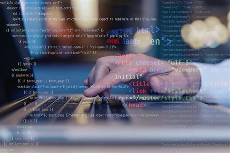 웹사이트 개념을 위한 Html 시스템 무료 사진