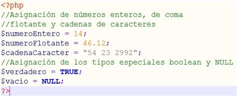 Variables De PHP