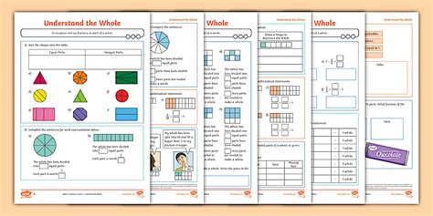 👉 Understand The Whole Differentiated Worksheets Twinkl